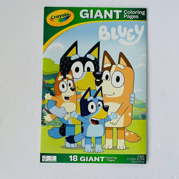 Crayola | Office | Bluey Crayola Giant Coloring Pages Nwt | Poshmark